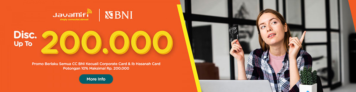 Promo BNI Diskon Hingga 200 Ribu